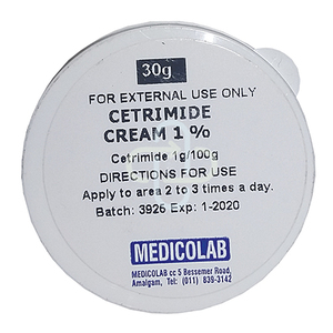 CETRIMIDE 1% CREAM 30G MEDICOLAB – MediGrid